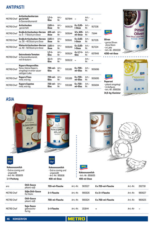 METRO GASTRO - Eigenmarkensortiment - Seite 46-47